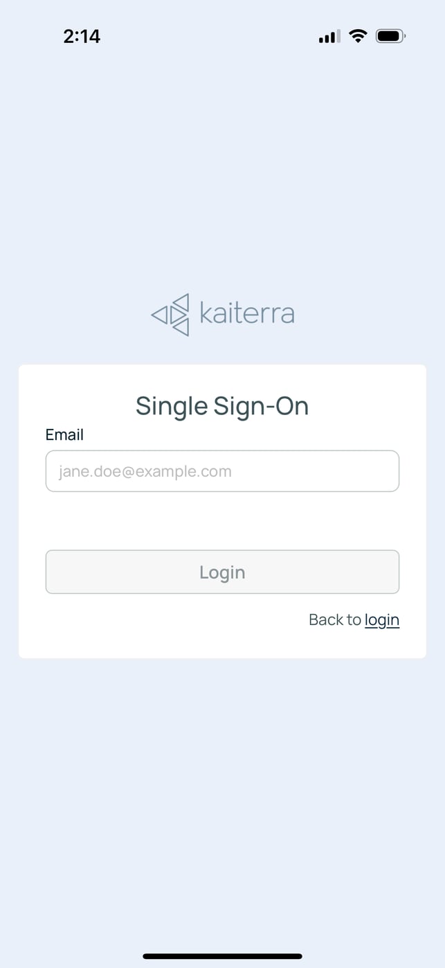 How to Log In to the Kaiterra app Using Single Sign-On (SSO)